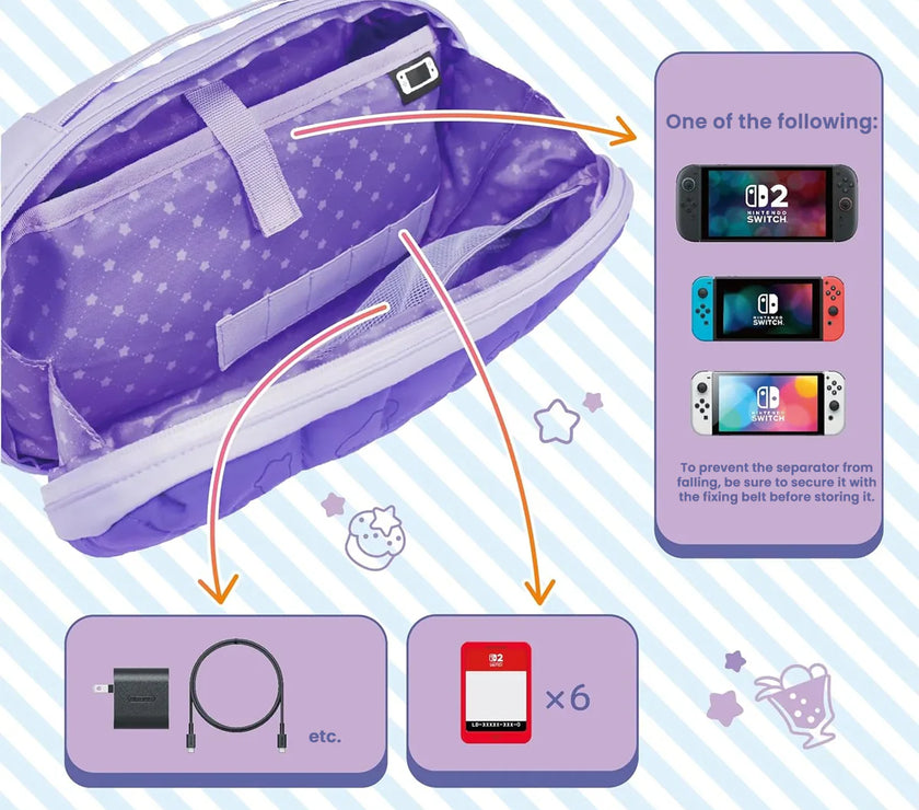 Hori Puff Pouch Kirby & Waddle Dee Series for Nintendo Switch 2 NSX-04