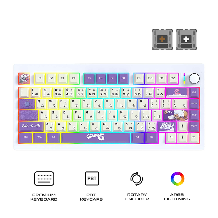 Fantech MK921 MAXFIT8 Tri-Mode Gaming Keyboard One Piece Edition Luffy