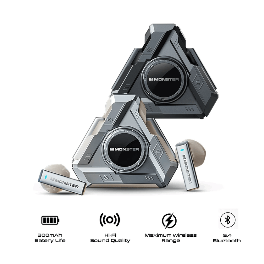 MONSTER Airmars XKT22 True Wireless Gaming Earphones