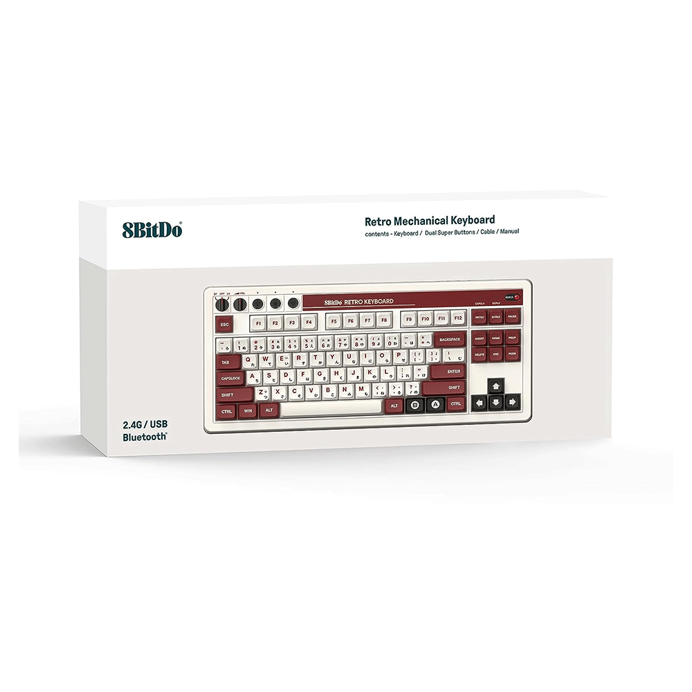 8BitDo Retro Mechanical Keyboard [Fami Edition] - GameXtremePH