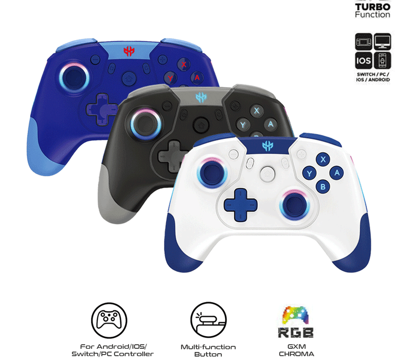 GXM Alpha 4in1 Pro Controller For Android/IOS/Switch/PC