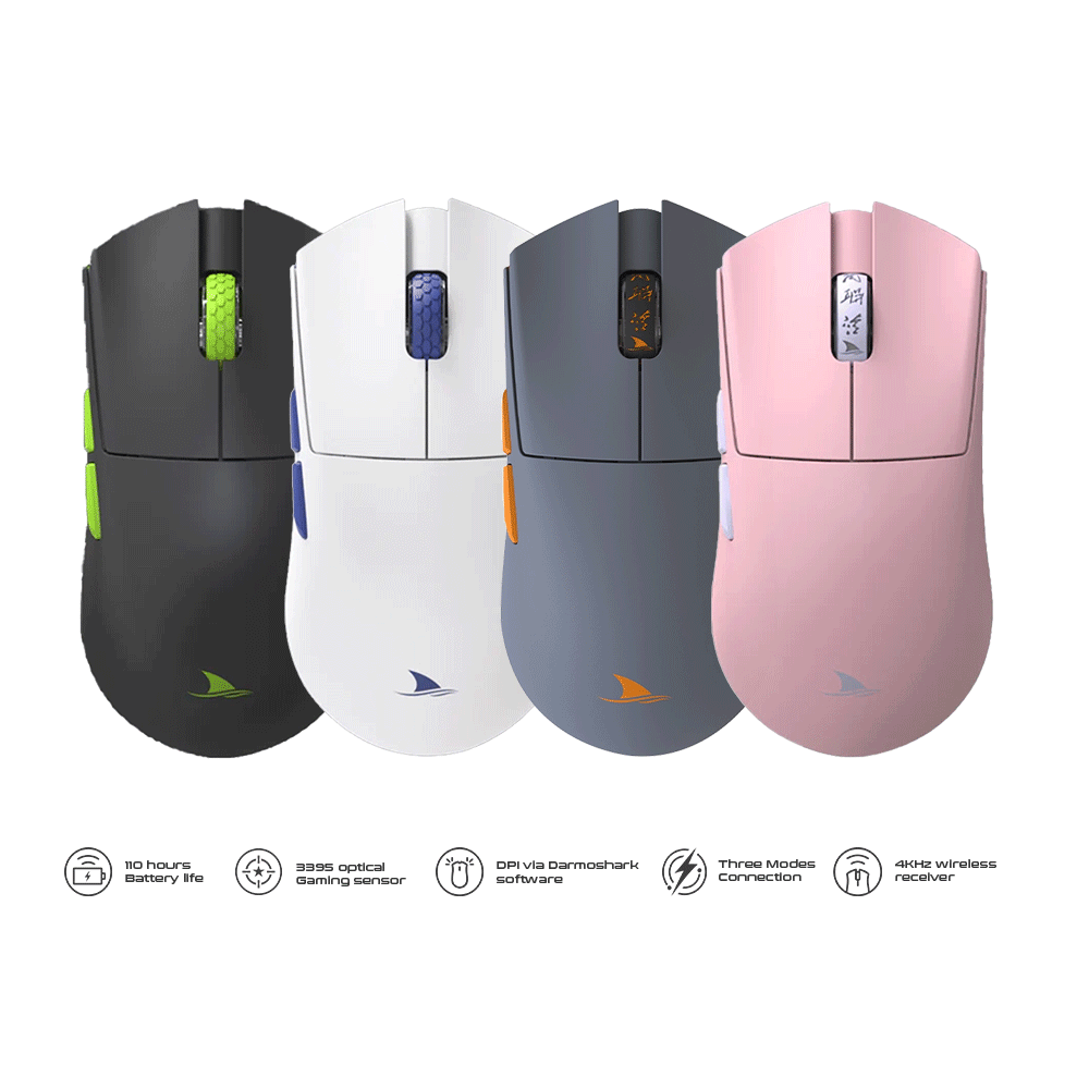Darmoshark M3s Pro Varun Three-Mode Gaming Mouse - GameXtremePH