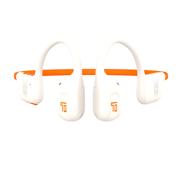 Onikuma T37 Wireless Earphone White Orange - GameXtremePH