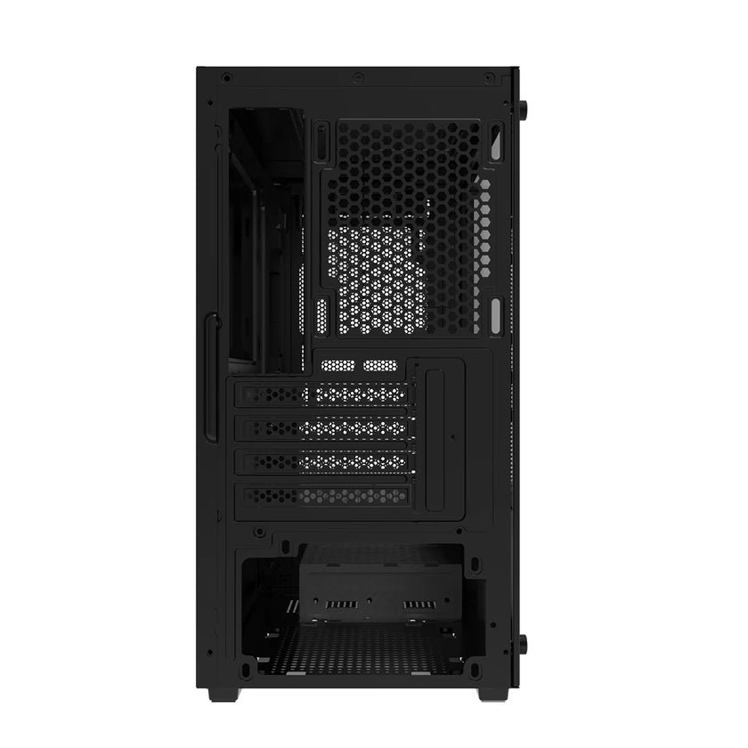 DarkFlash M305 Mesh Tempered Glass M-ATX/ITX PC Case (Black)