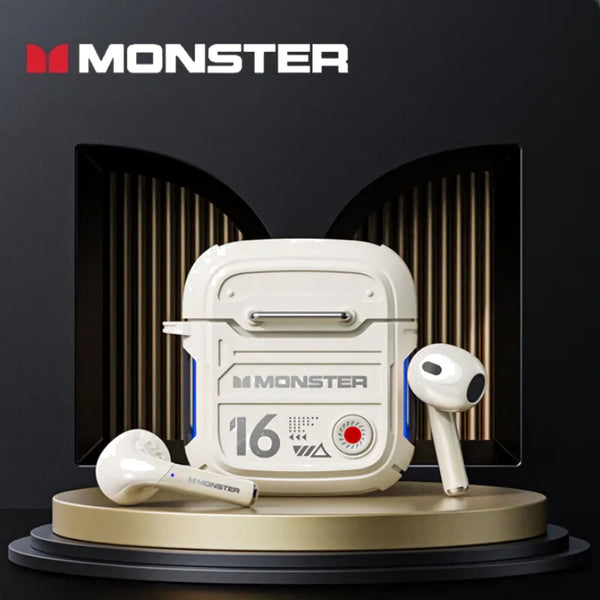 MONSTER Airmars XKT16 True Wireless Gaming Earphones (Beige) - GameXtremePH