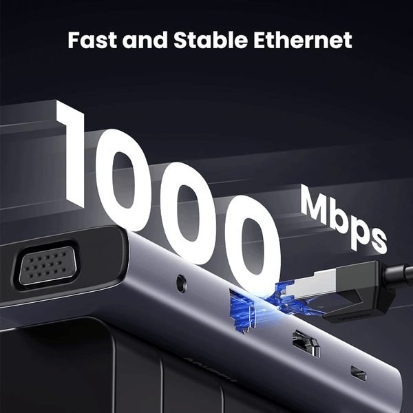 UGREEN USB-C 10-In-1 Multifunction Adapter [CM498/15601] - GameXtremePH