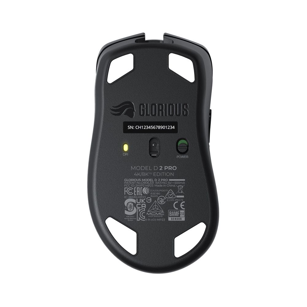 Glorious Model D 2 Pro 4K/8K Polling Wireless Gaming Mouse [Black ...