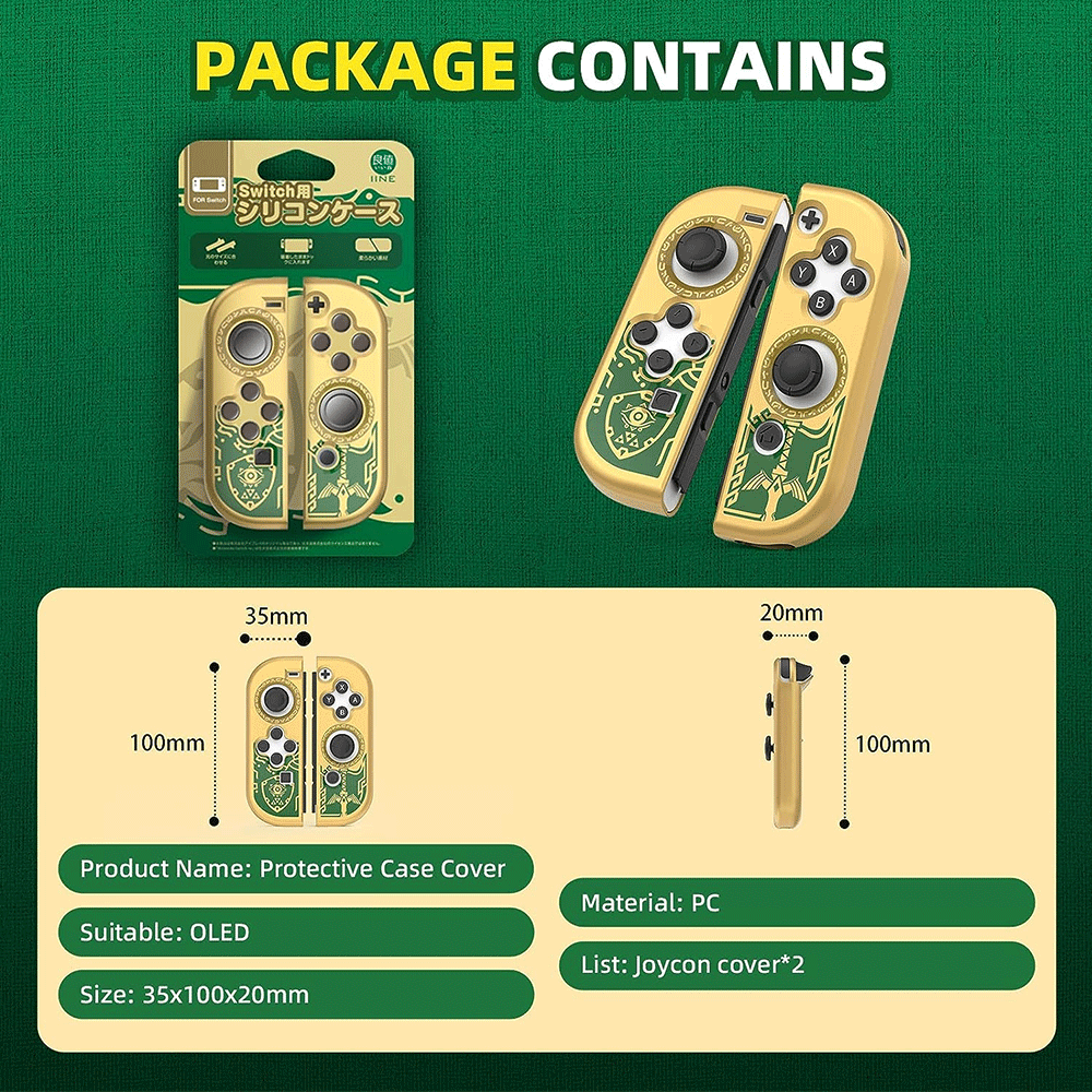 IINE NSW Joy-Con Hard Shell Protective Case The Legend Of Zelda Tears ...