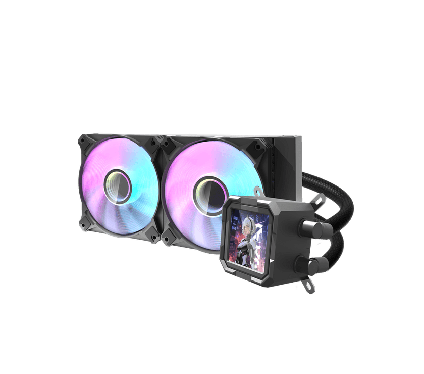 DarkFlash Wave DV240S ARGB Liquid CPU Cooler (Black)