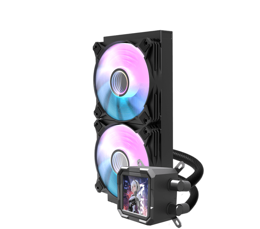 DarkFlash Wave DV240S ARGB Liquid CPU Cooler (Black)