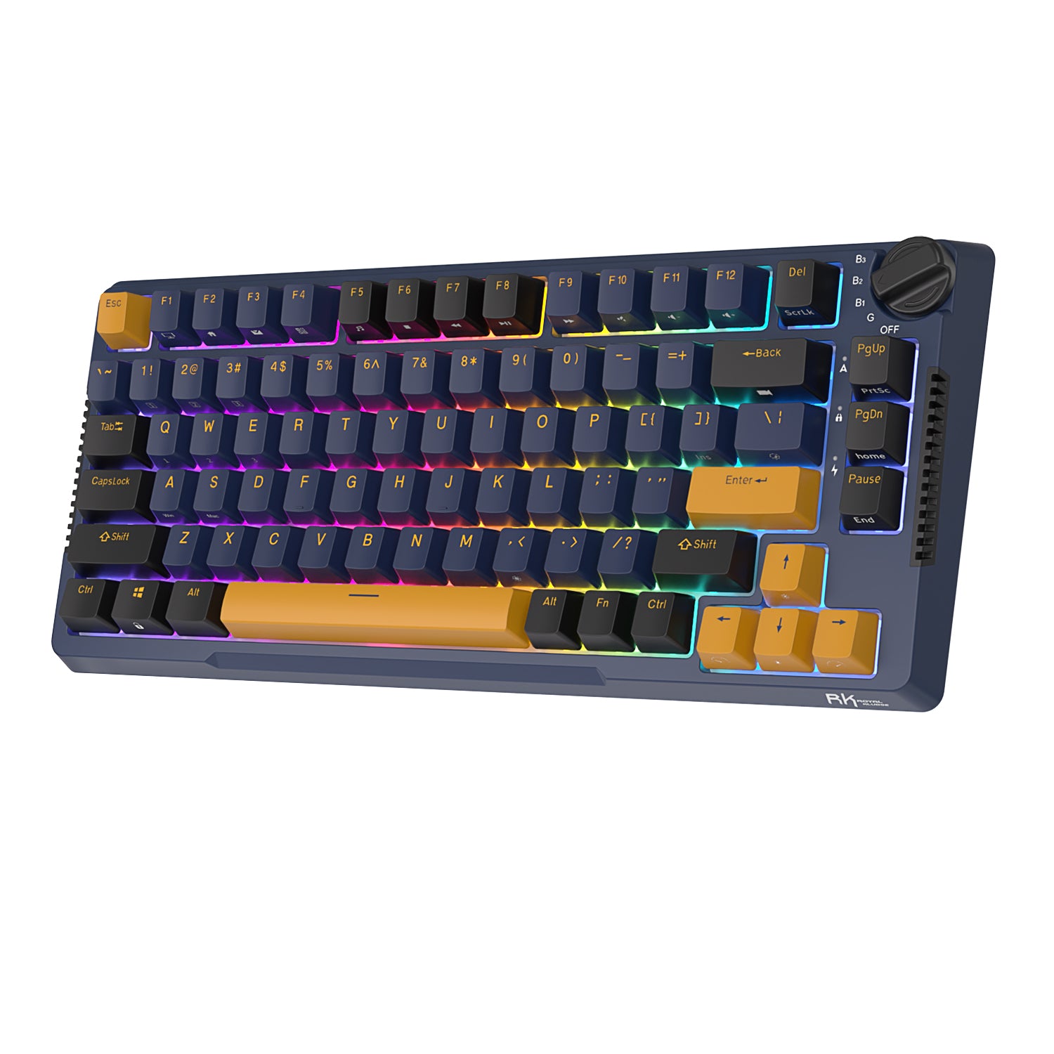 Royal Kludge RKH81 Tri-Mode RGB 81 Keys Hot Swappable Mechanical Keybo ...