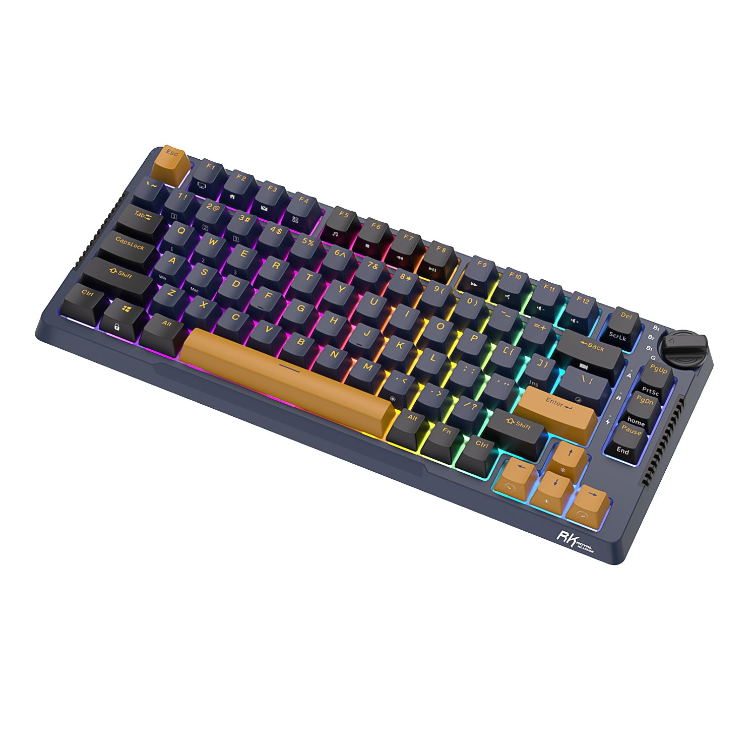 Royal Kludge RKH81 Tri-Mode RGB 81 Keys Hot Swappable Mechanical Keybo ...