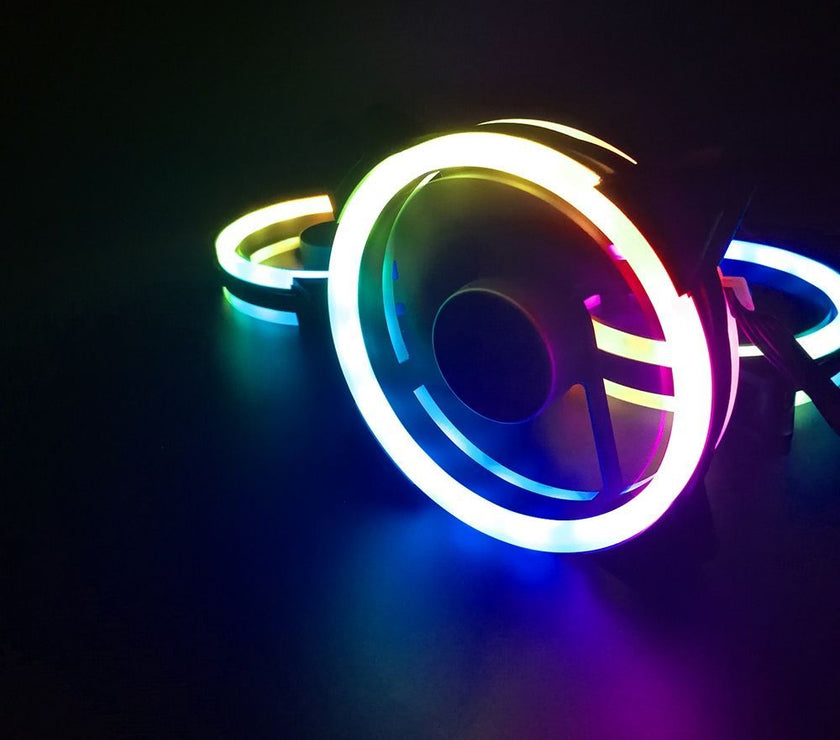 DarkFlash DR12 Single ARGB Double Ring RGB Cooling Fan