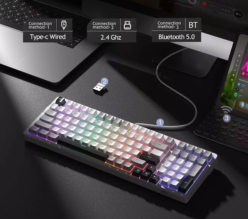 Magegee Light100 99-key Tri-mode 95% layout Mechanical Keyboard