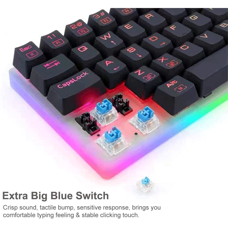 Redragon Alien Super Size Mechanical Gaming Keyboard (Outemu Blue Swit ...