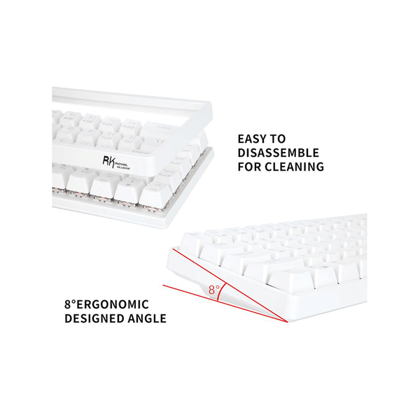 Royal Kludge RKG68 Tri Mode RGB 68 Keys Hot Swappable Mechanical Keybo ...