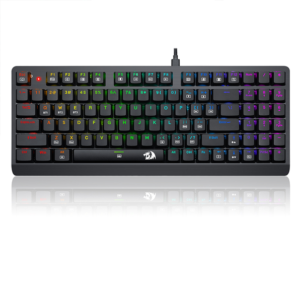 Redragon Dragonwarrior Dual Mode RGB 94 Keys Mechanical Keyboard Black ...